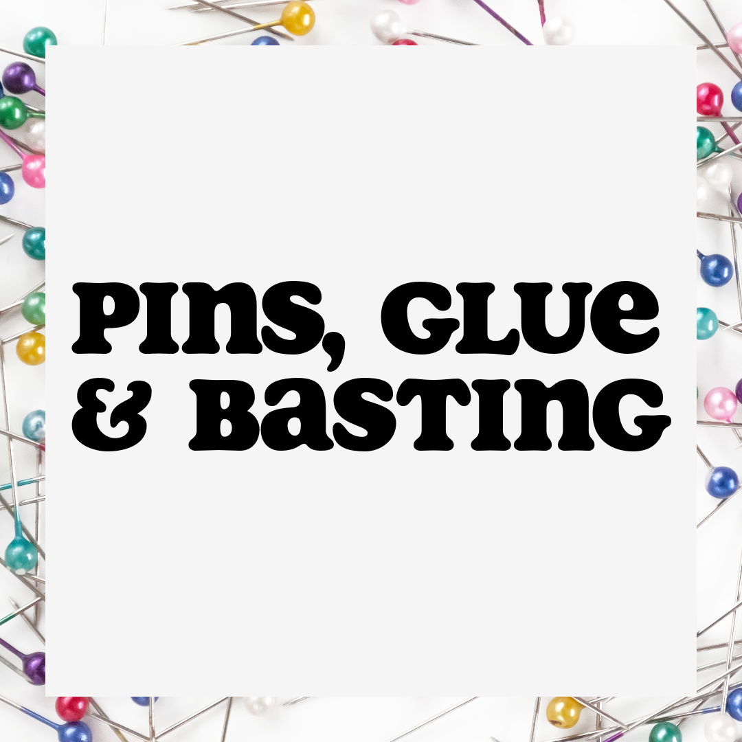 Pins, Glue & Basting – Trapunto